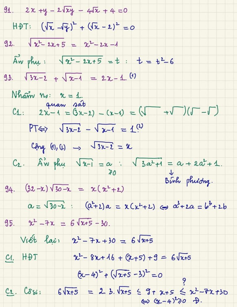 Giải phương trình trong đề thi HSG Toán 9 cấp huyện 2020-2021