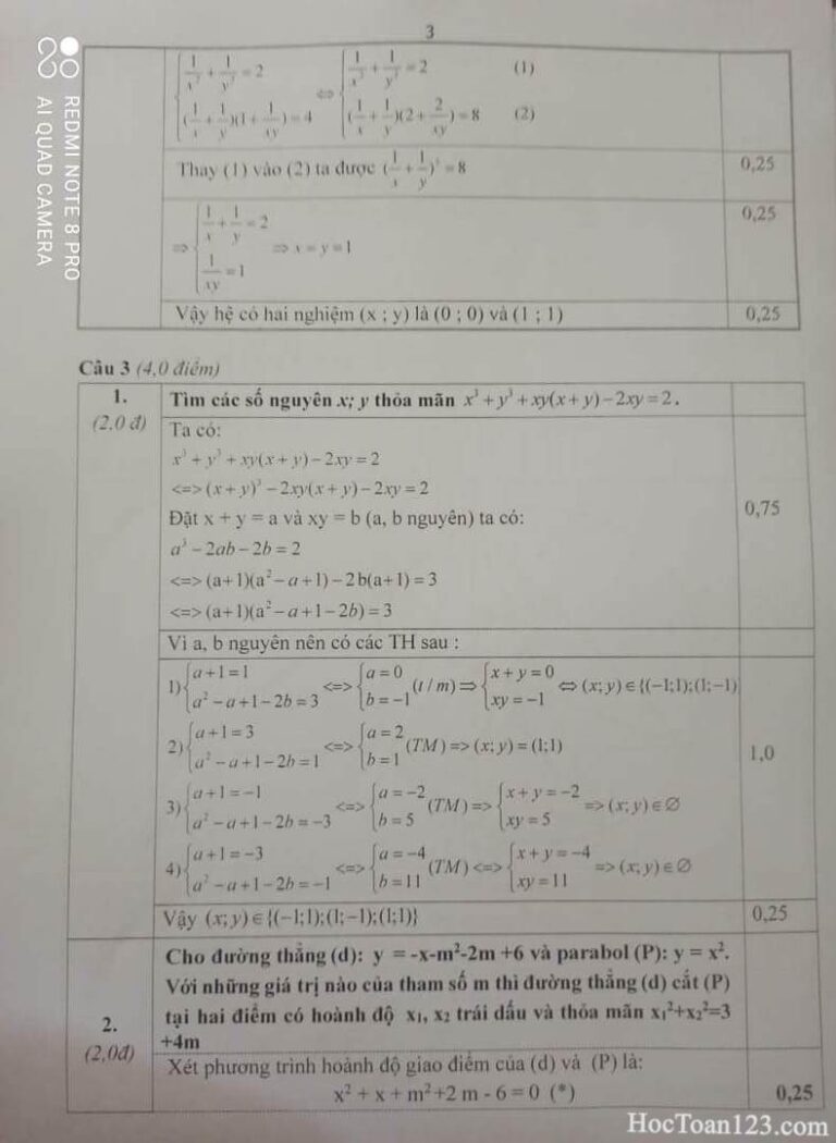 Đề thi HSG Toán 9 vòng 2 huyện Bình Lục, Hà Nam 2022-2023