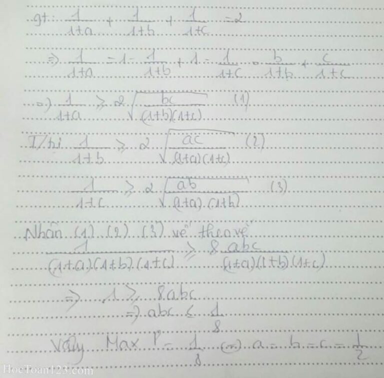 Đề thi HK1 môn Toán 9 tỉnh Thái Bình 2022-2023 - Học Toán 123